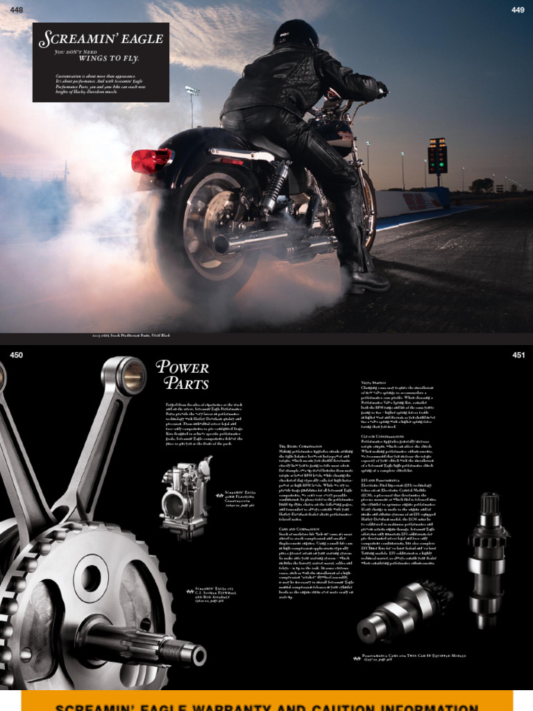 2003 Screamin Eagle Catalog | PDF | Harley Davidson | Horsepower