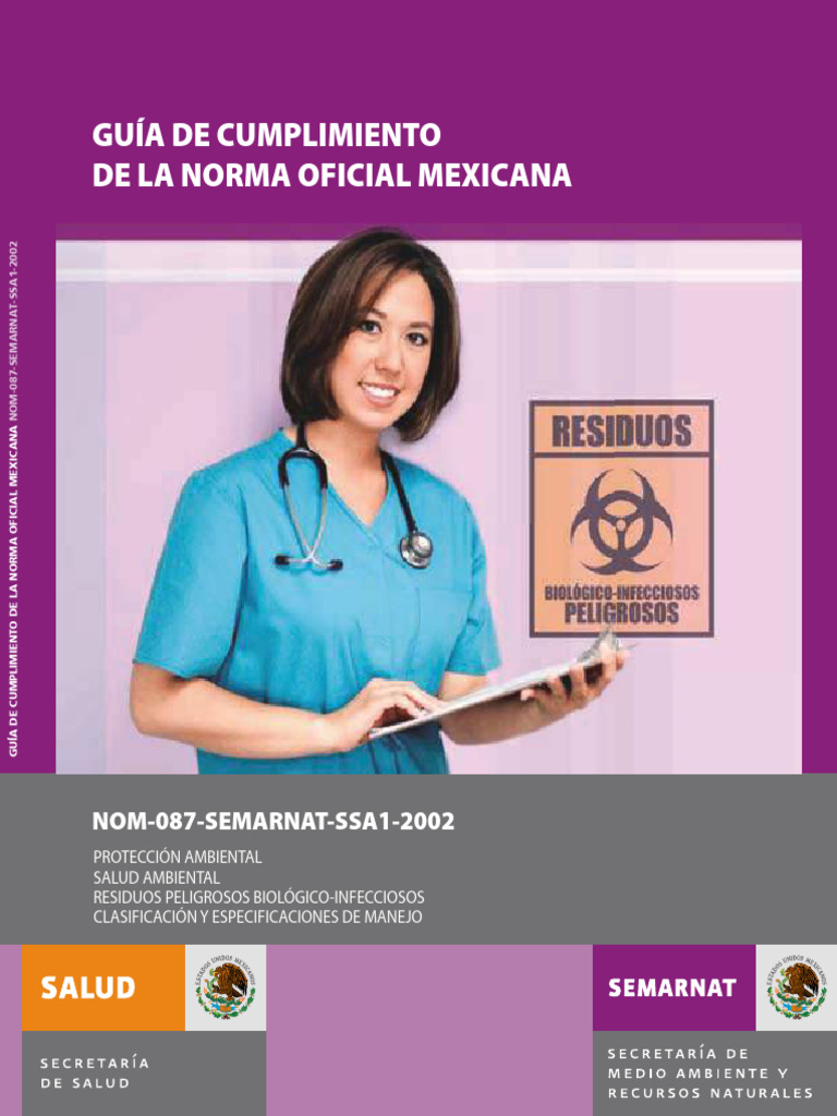 Guia - Semarnat - Manejo - Rpbi Nom-087-Semarnat-Ssa1-2002 | PDF ...