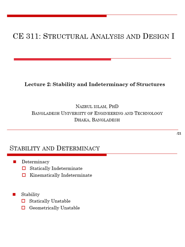 Lec-2-1 | PDF | Structural Analysis | Kinematics