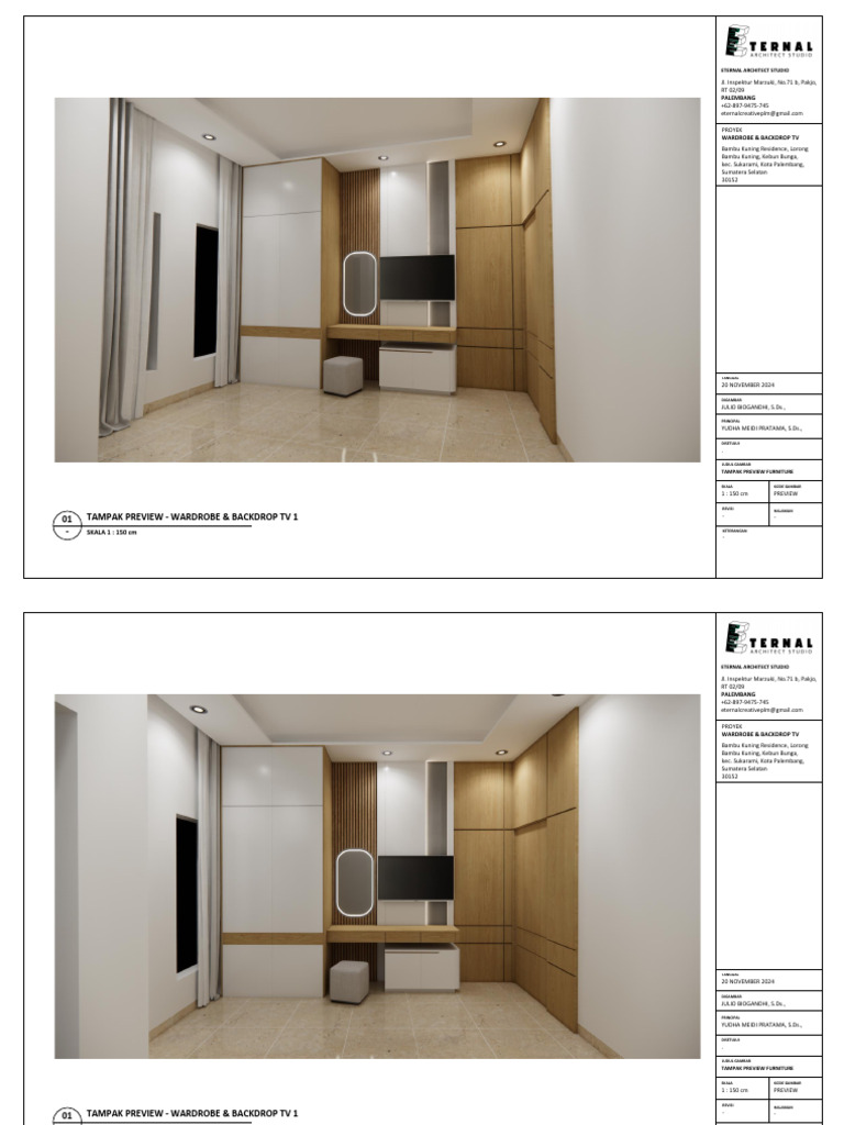 Wardrobe & Backdrop TV Palembang | PDF