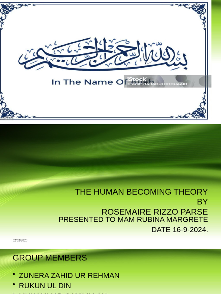 Human Becoming Theory Overview | PDF | Behavioural Sciences | Psychology