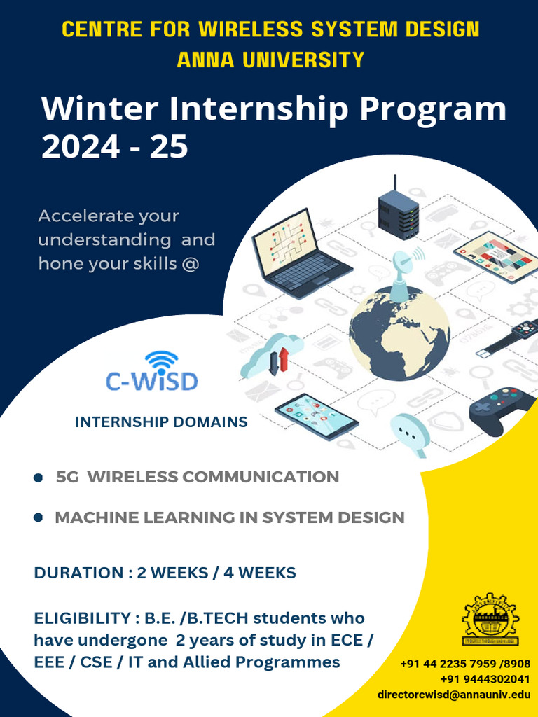Winter Internship Program 2024 25 | PDF | Telecommunications ...