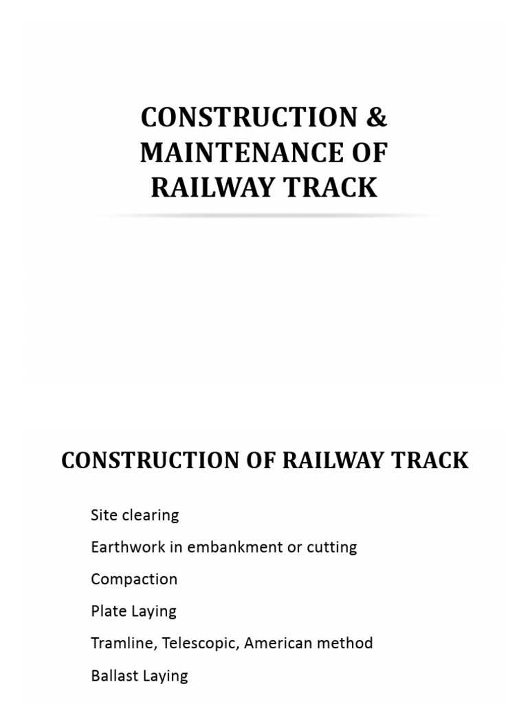 Construction and Maintenace | PDF | Land Transport | Transport Infrastructure