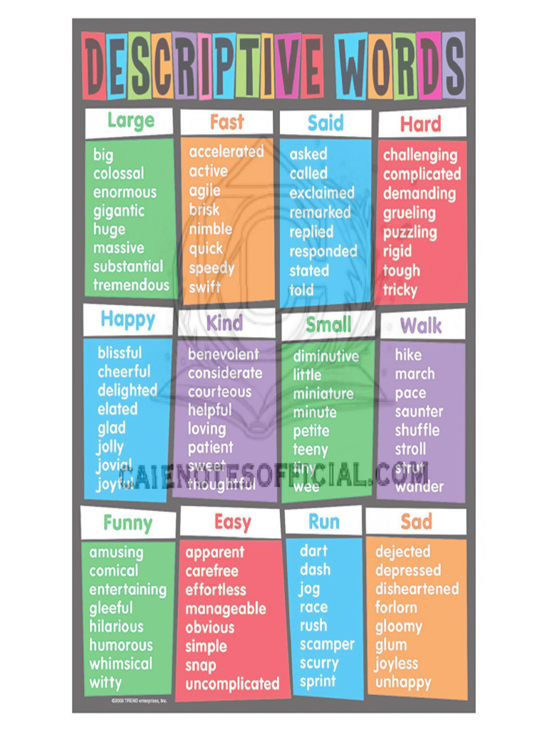 Formats & Useful Words English - Caienotesofficial | PDF