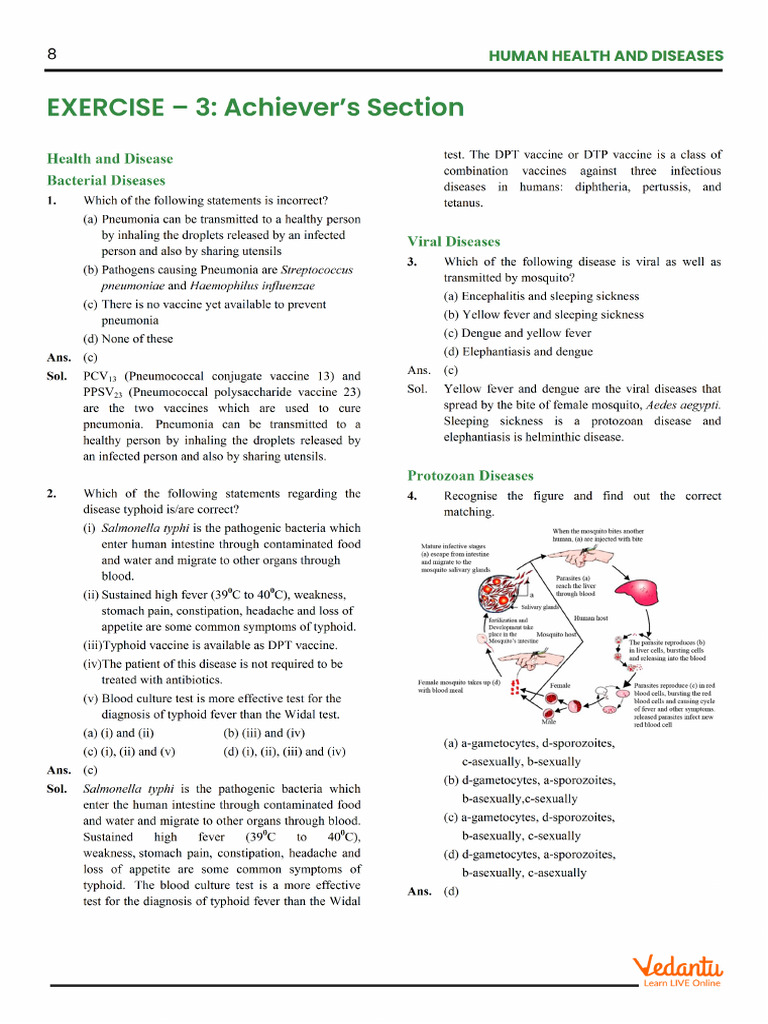 Ex - 3 - Human Health and Diseases | PDF | Immune System | Lymphocyte