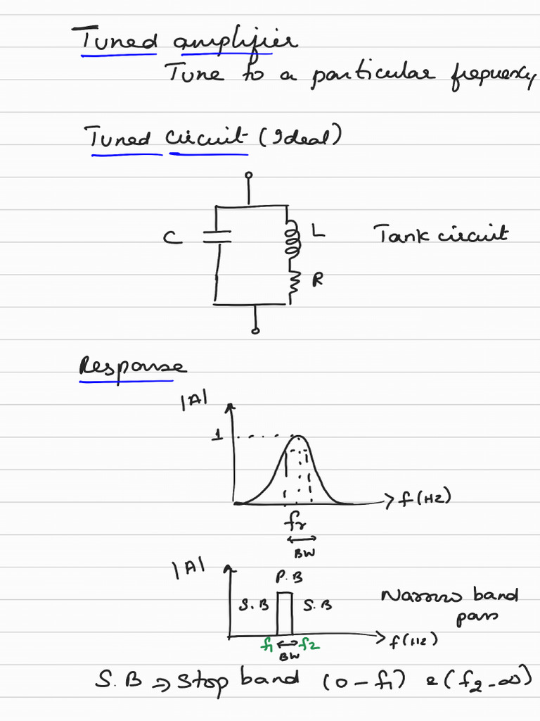 EC-Class 53 Tuned Amplifier - Single Tuned Amplifier | PDF