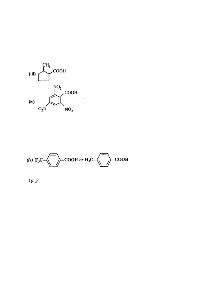 Carboxylic Acid Practice Sheet | PDF