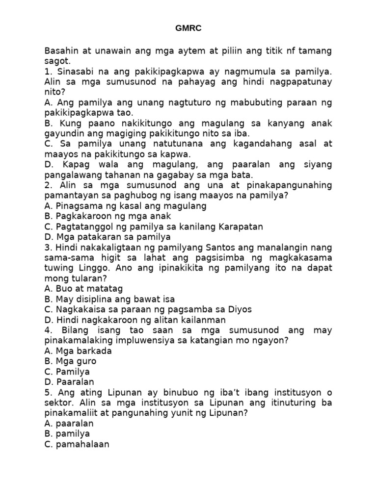 Gmrc Pdf
