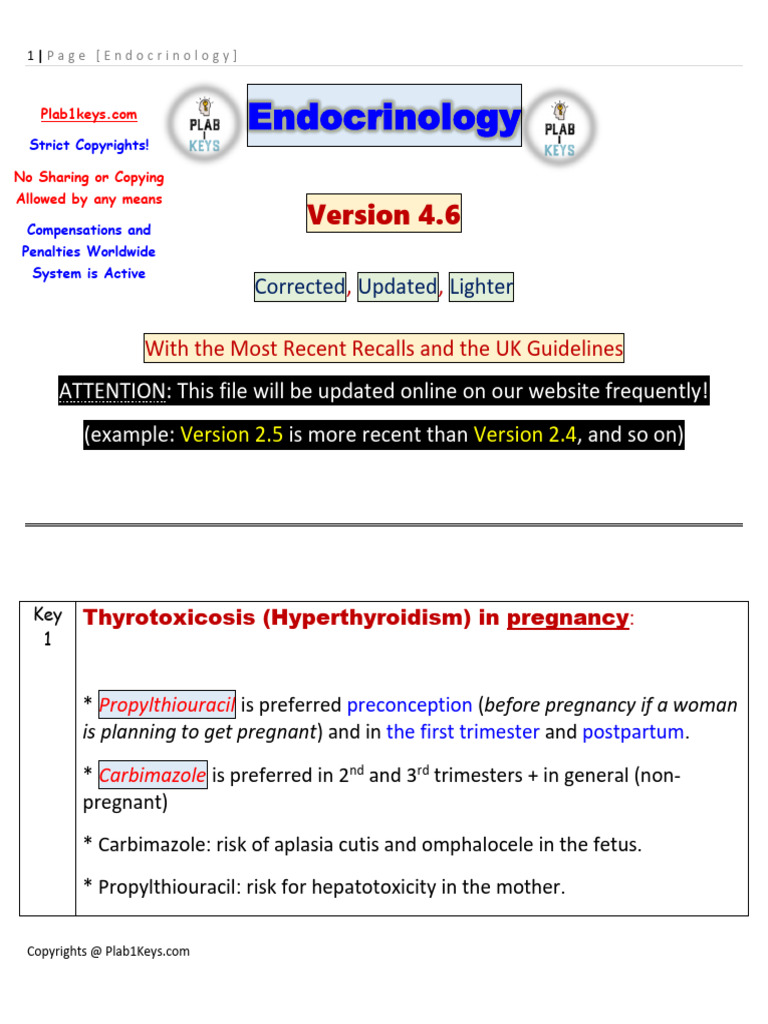 5 Endocrine LMV 4.6 | PDF | Hyperthyroidism | Thyroid