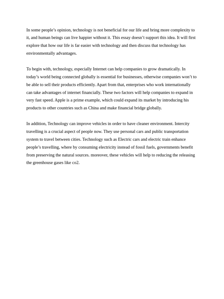 In Some Peoples Opinion Technology, First Try | PDF