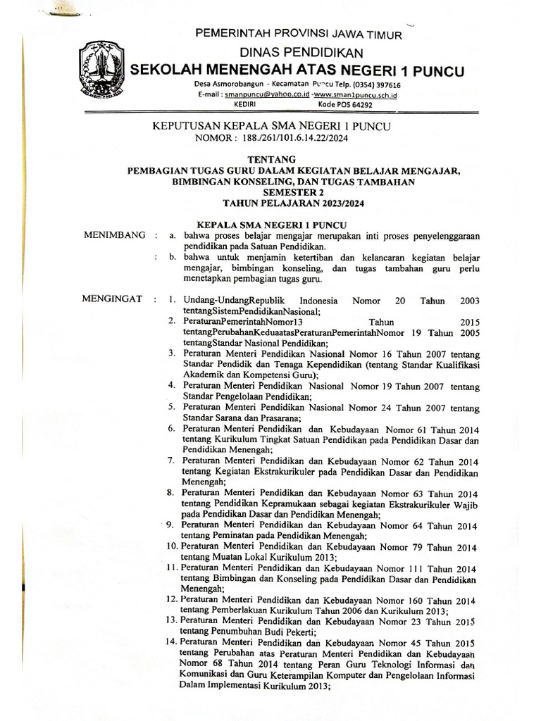 Laporan Wali Kelas Bu Eni | PDF