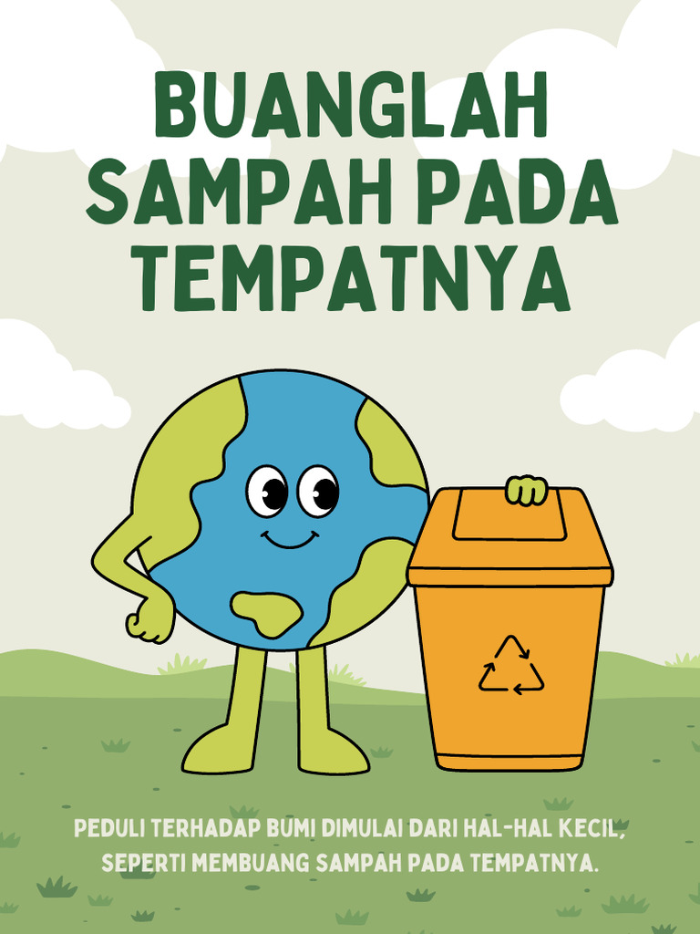 Poster Buanglah Sampah Pada Tempatnya | PDF