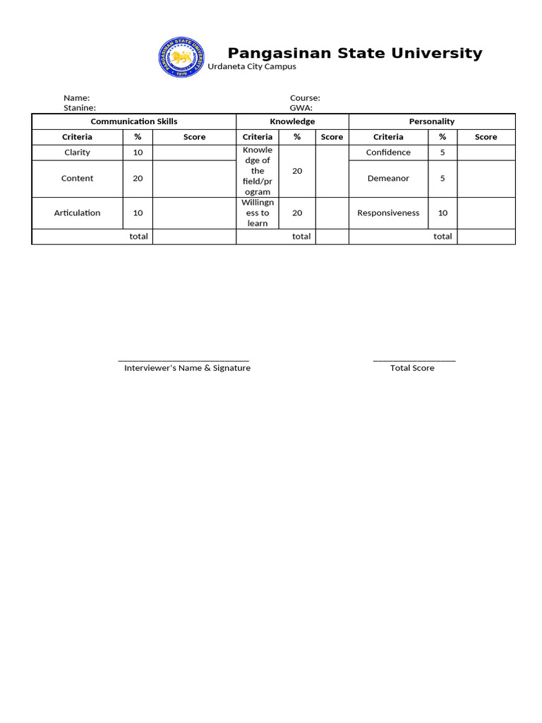 interview-slip-1 | PDF