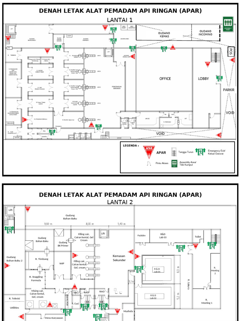 Form Denah Letak Apar | PDF