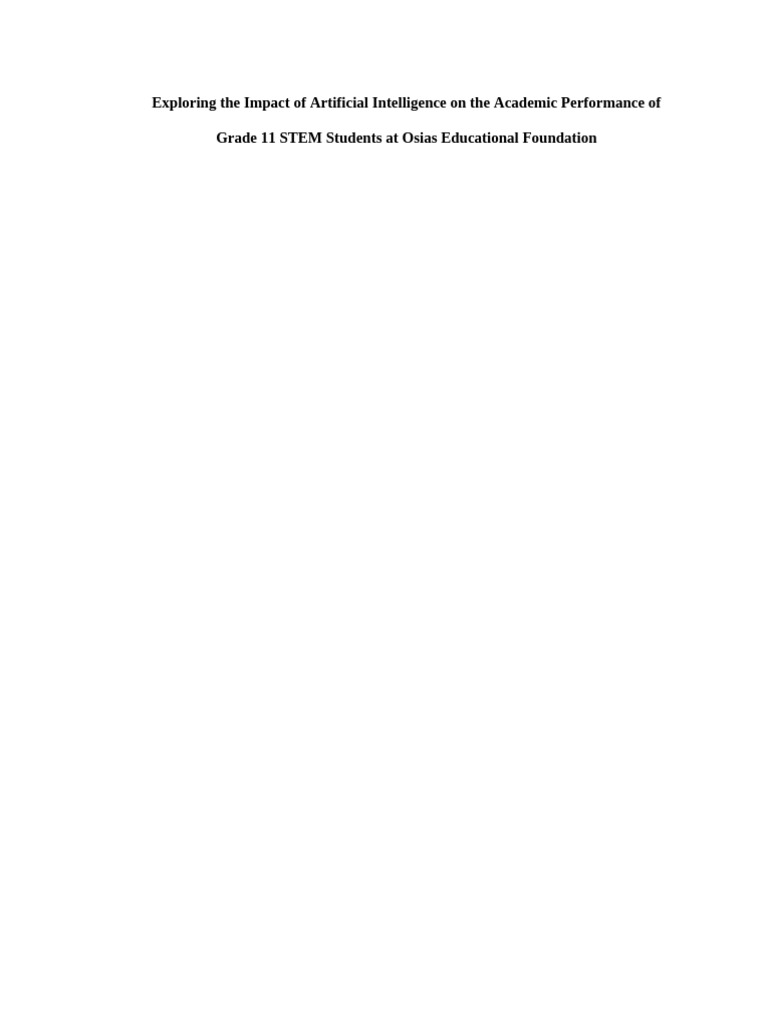 Research Da Lisel Final | PDF | Artificial Intelligence | Intelligence (AI) & Semantics