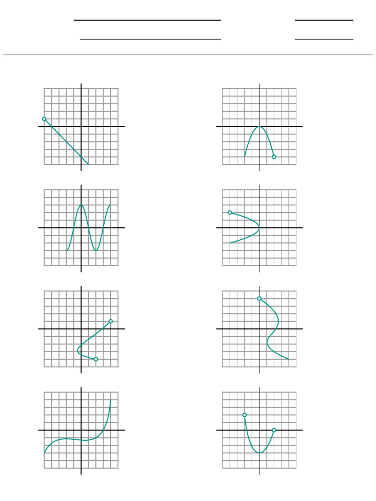 Domain and Range Exercises | PDF
