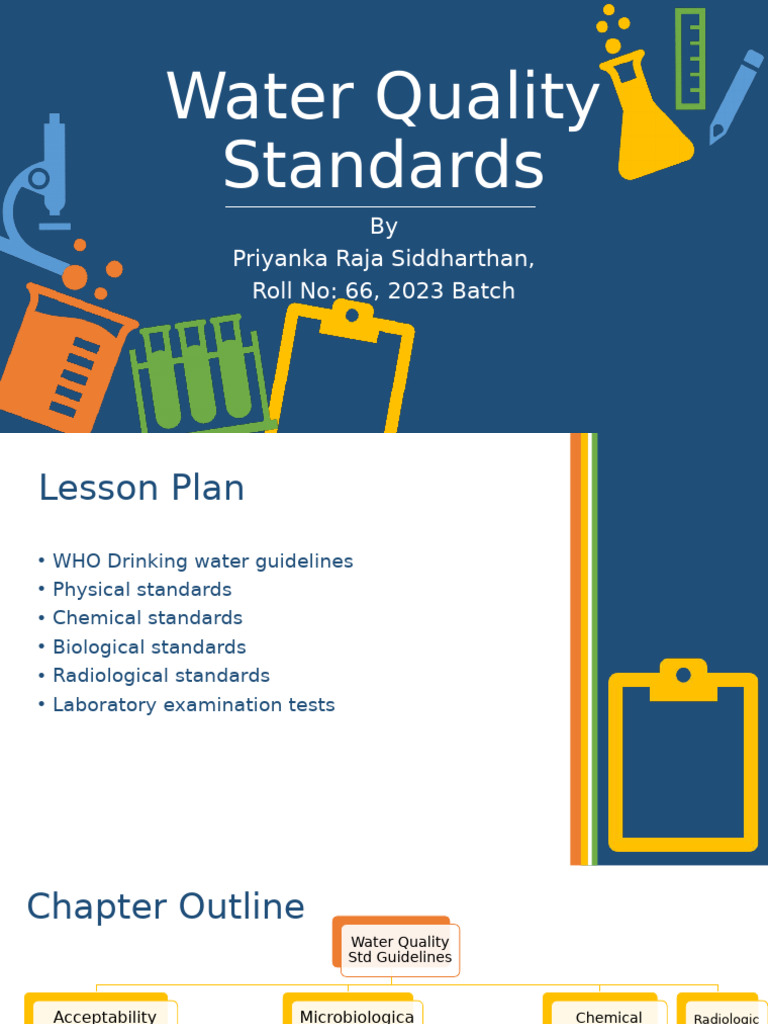 Water Quality Standards | PDF | Water Purification | Nitrate