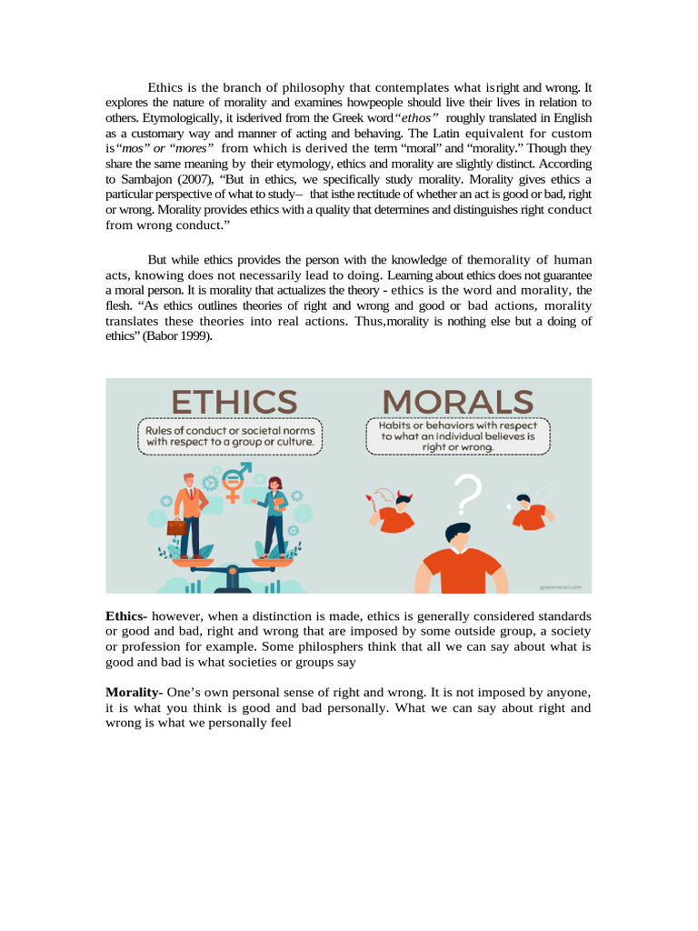 Ethics Reviewer | PDF | Morality | Good And Evil