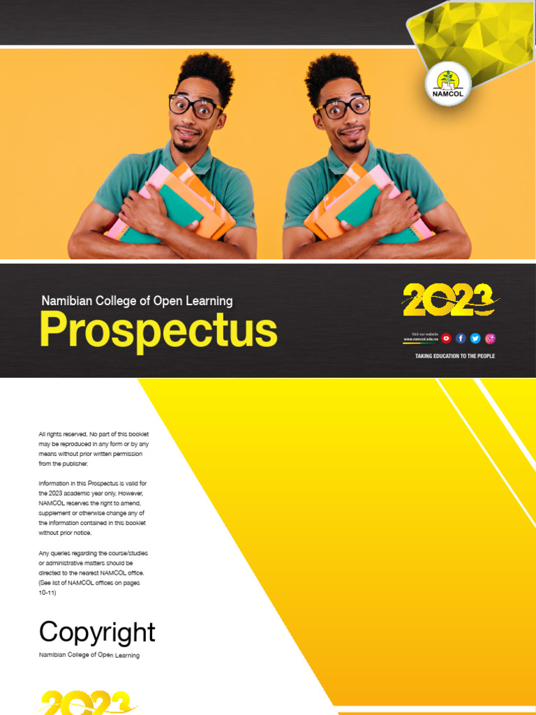 Prospectus 2023 NB | PDF | University And College Admission | Identity ...