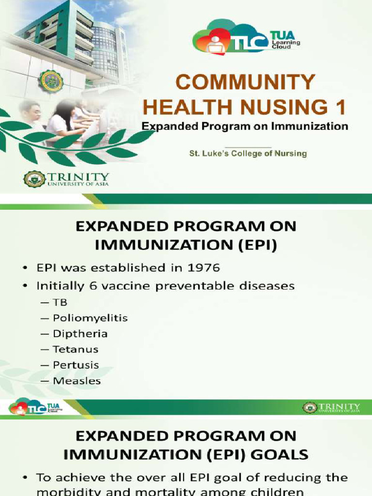 06 - EXPANDED IMMUNIZATION PROGRAM | PDF