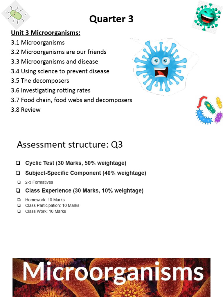Grade 6 Q3 Microorganisms | PDF | Decomposition | Bacteria