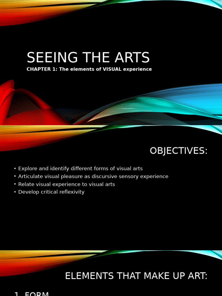 Visual Art Chapter 1 | PDF | Color | Experience