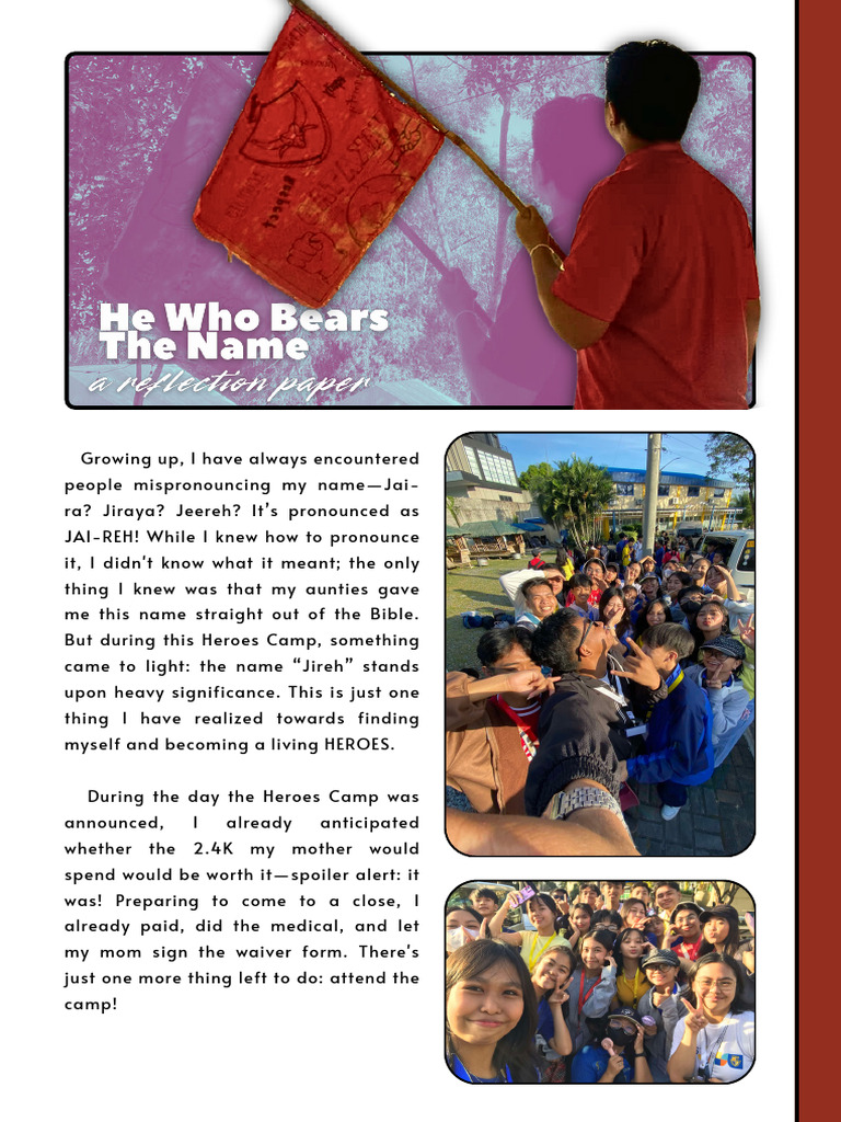Discovering Identity at Heroes Camp | PDF