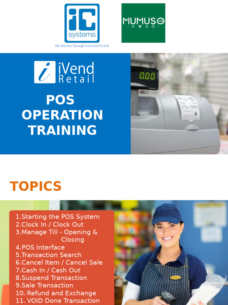 POS System Training Guide | PDF | Point Of Sale | Cash