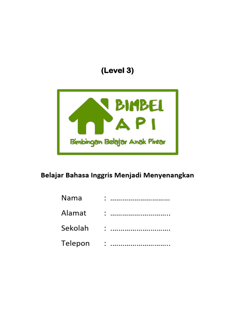 English Club For Kids Lv3 | PDF