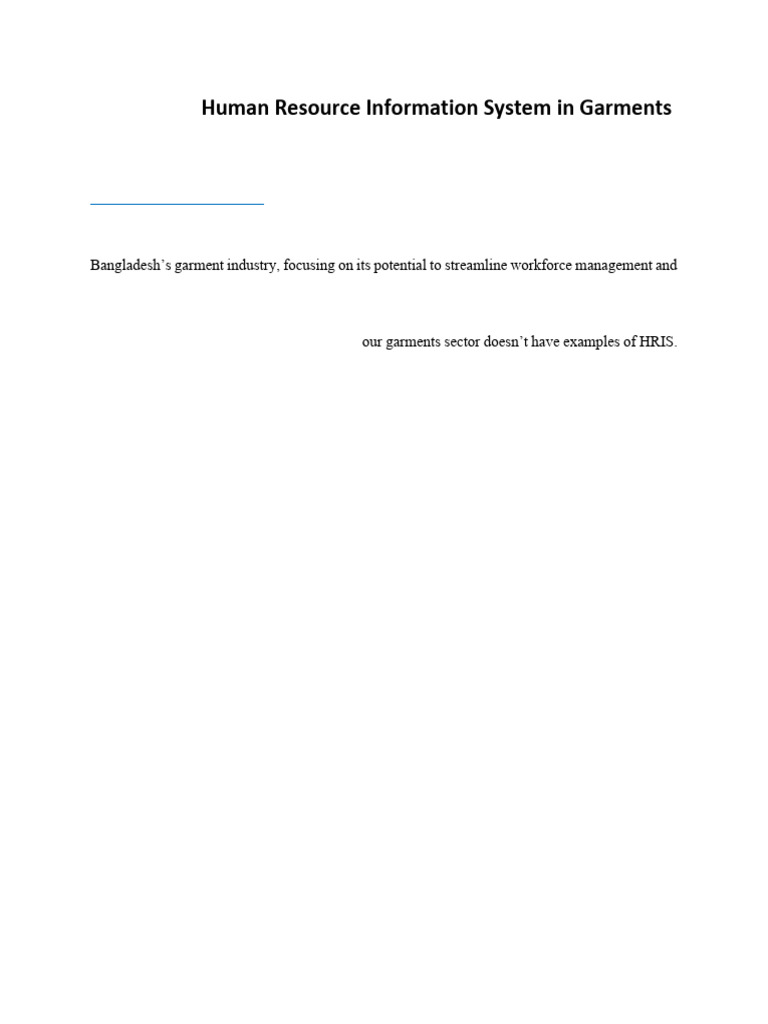 HRIS | PDF | Human Resources | Methodology