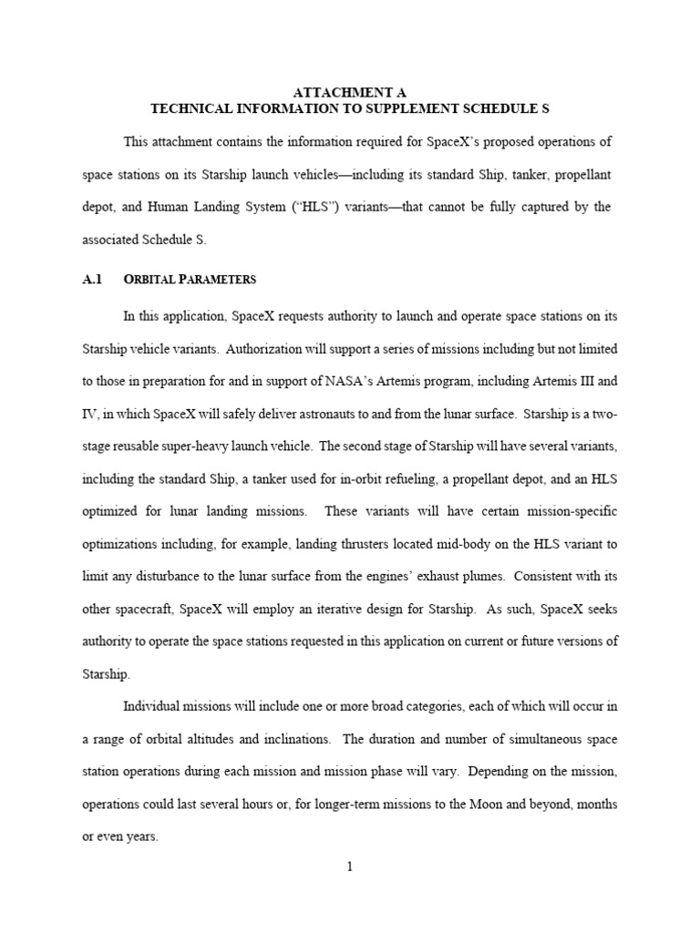 Technical Annex | PDF | Flight | Spacecraft