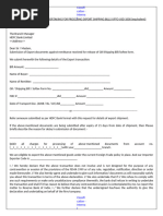 GR Waiver Request for Export Certificate | PDF