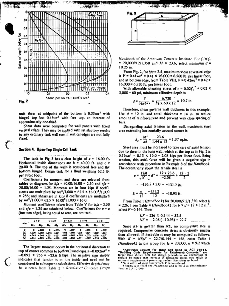 Rect Conc Tanks - 4 | PDF