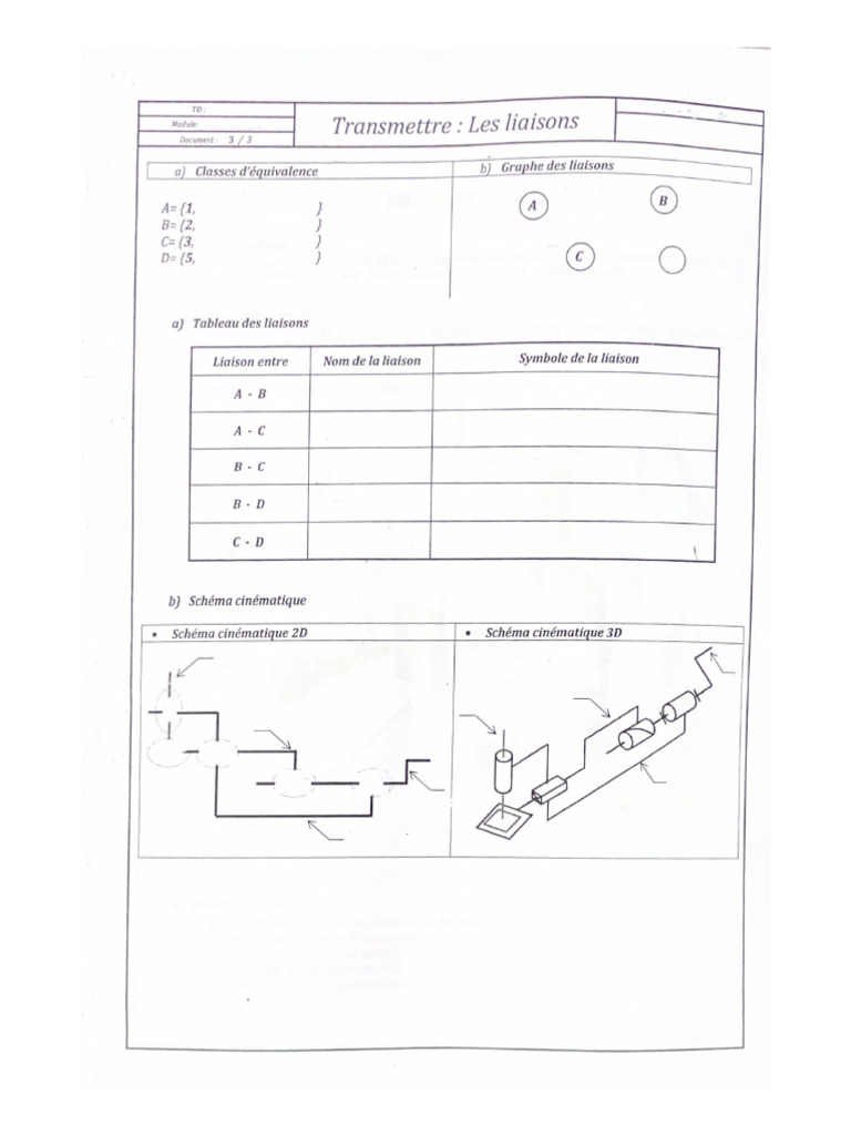 Transmettre Les Liaisons | PDF