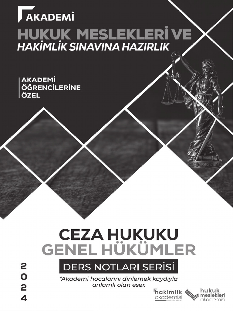 Haki̇mli̇k Akademi̇si̇-Hmgs Ceza Genel Ders Notu | PDF