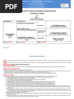 BSMT Program Curriculum and Course Description | PDF | Ships | Navigation