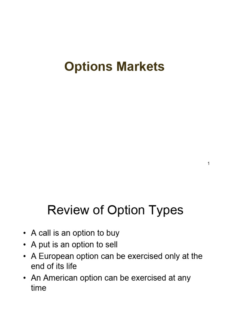 GR5010 Handout5OptionsBasics2024 | PDF | Option (Finance) | Put Option