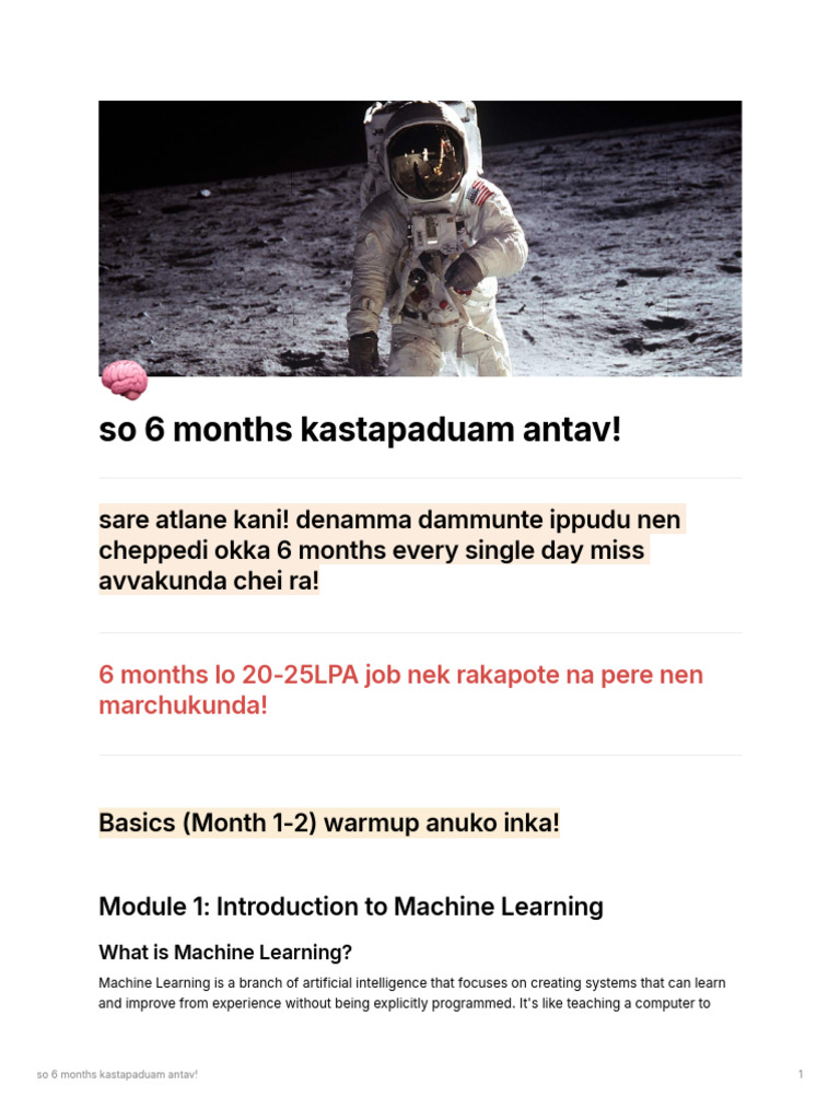 6months ML | PDF | Eigenvalues And Eigenvectors | Matrix (Mathematics)