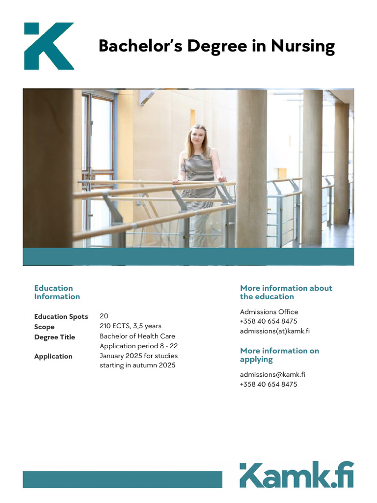 Bachelors Degree in Nursing | PDF