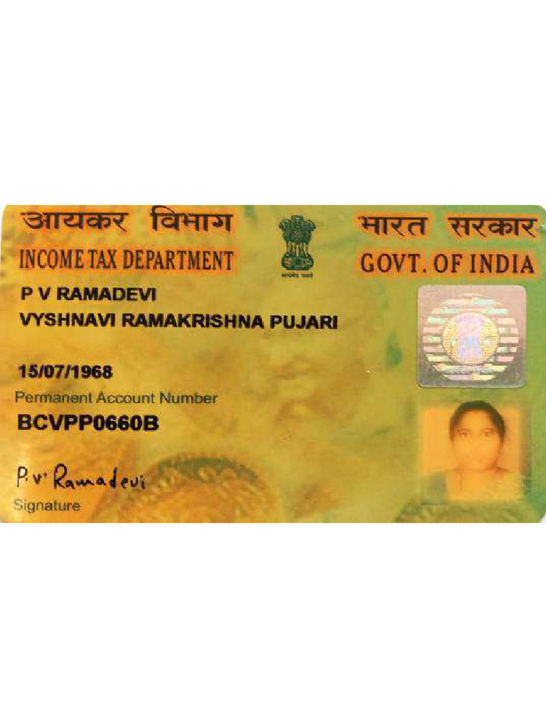 Pan Card | PDF