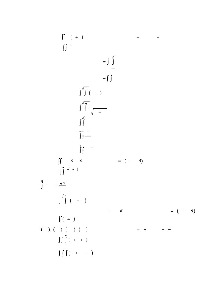 Practice Questions on Double Integrals | PDF | Space | Differential Geometry