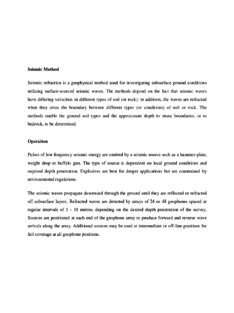KCE064 Seismic Method | PDF | Waves | Seismology