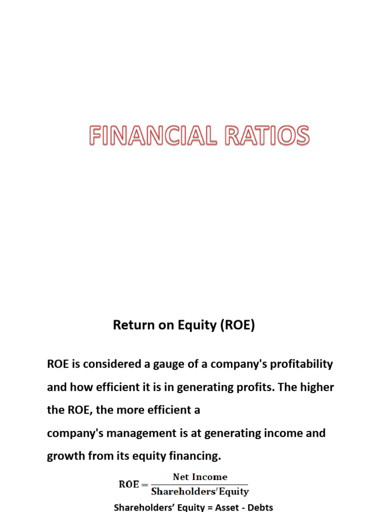 Key Financial Ratios Explained | PDF | Dividend | Equity (Finance)