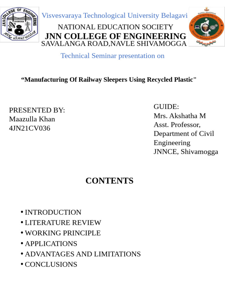 Maaz Tech Sem | PDF | Plastic | Recycling