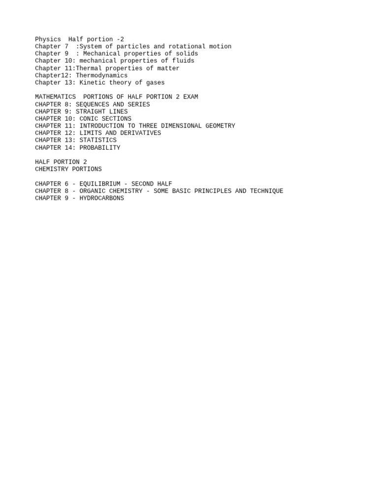 Half Portion 2 Portion | PDF