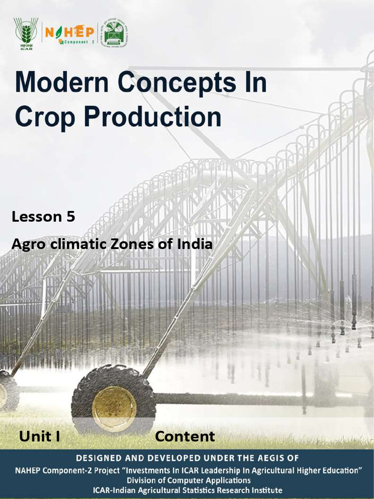 AGRON501 - 25 - Lesson 5 - LContent | PDF | Agriculture | Irrigation