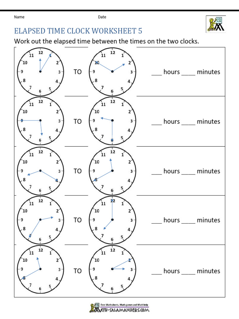 Elapsed Time Clock 5 | PDF