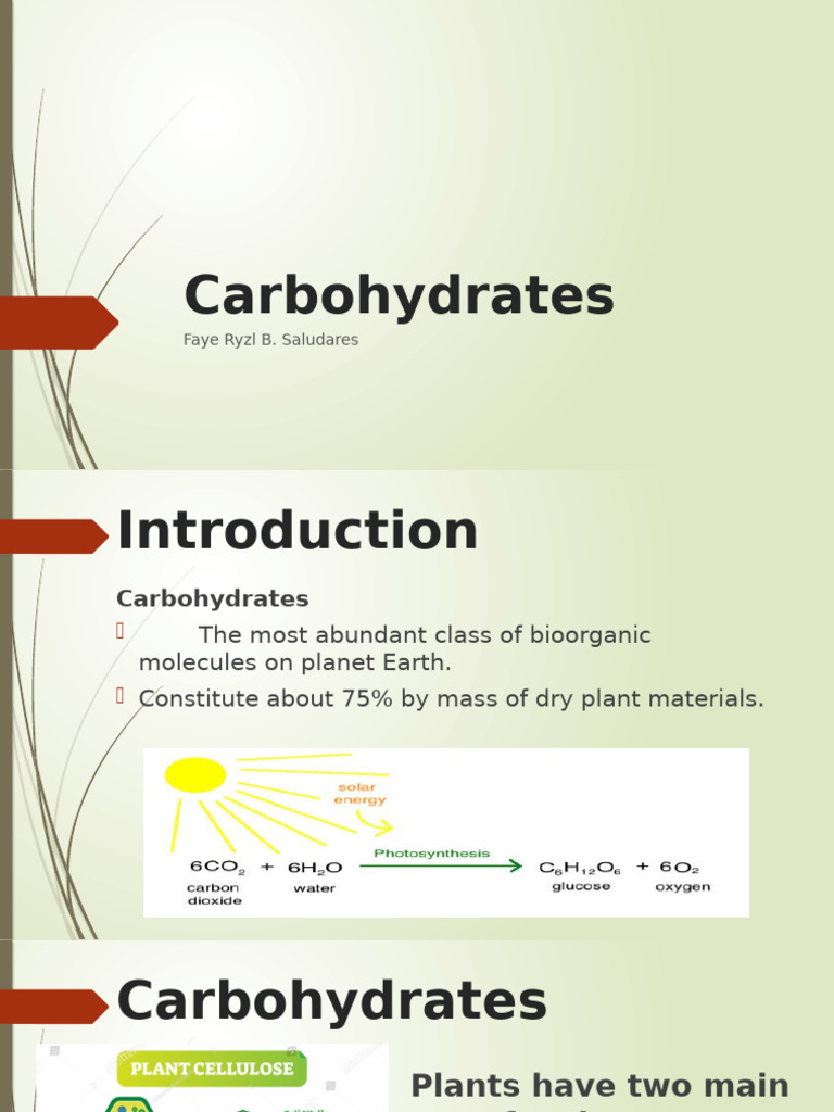 Carbohydrates | PDF | Carbohydrates | Organic Chemistry