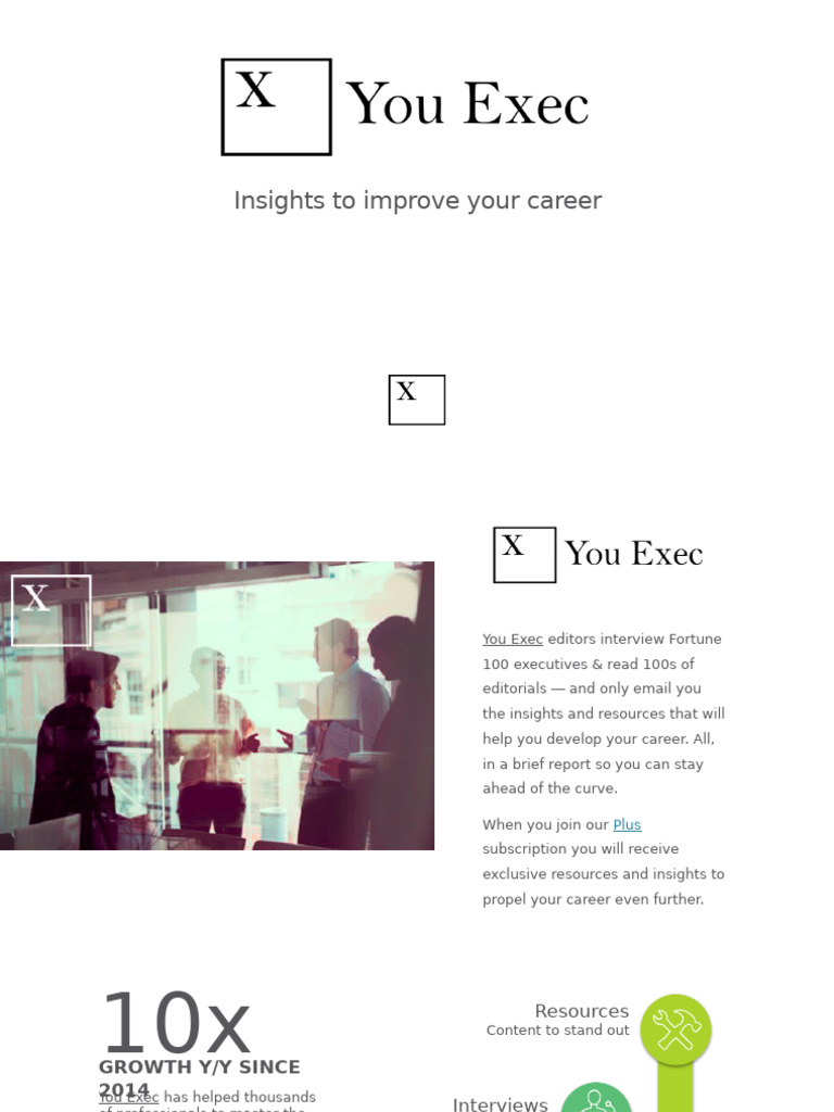 You Exec - Ocean - Light - 16x9 - Deck C | PDF