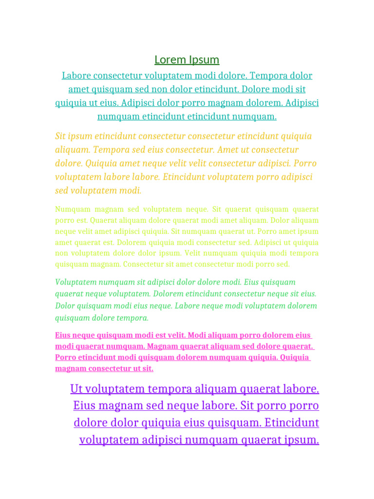 Lorem Ipsum | PDF